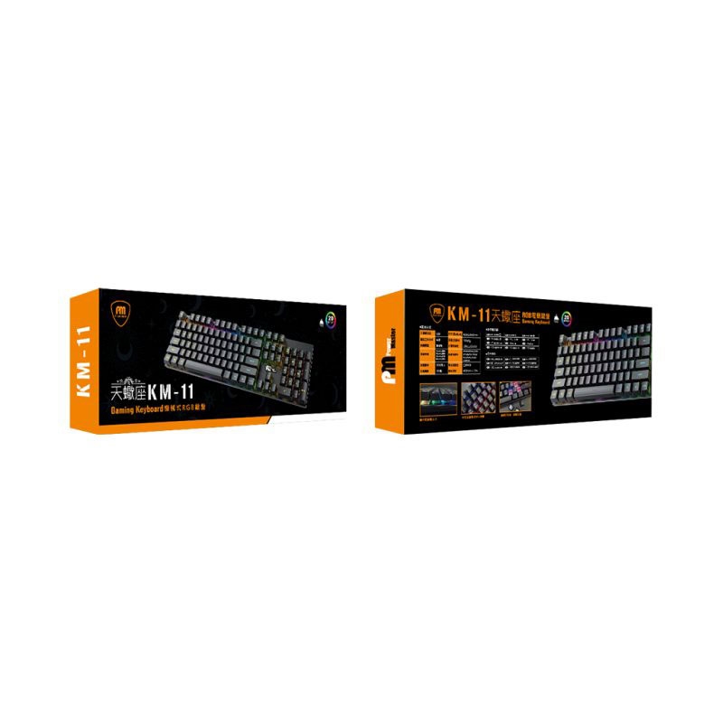PMKM11-1 【Power Master 亞碩】KM11 天蠍座 機械式 紅軸 電競鍵盤 【Power Master 亞碩】KM11 ...